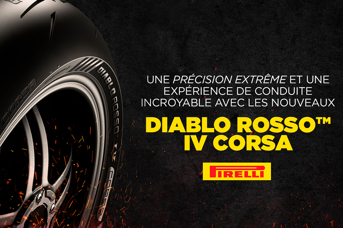 Pirelli annonce l'arrivée du Diablo Rosso IV Corsa
