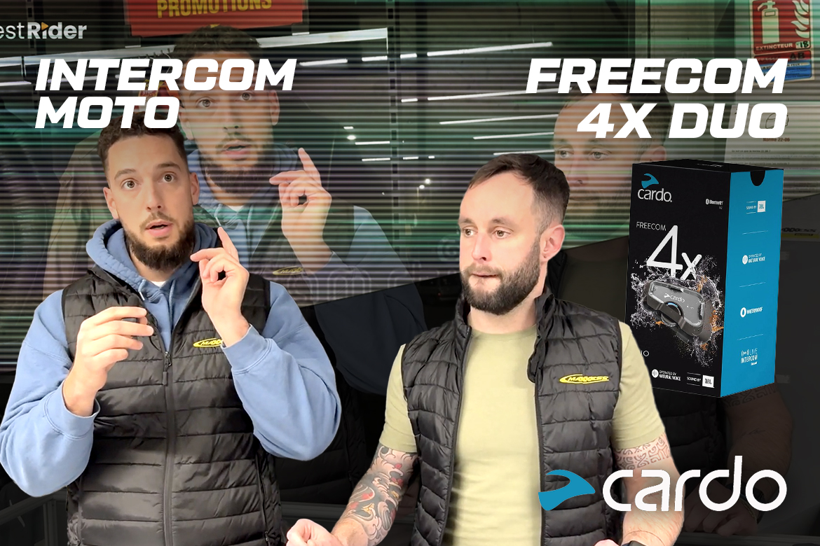 Notre Avis sur l'intercom Cardo FREECOM 4X DUO - Test et Vidéo